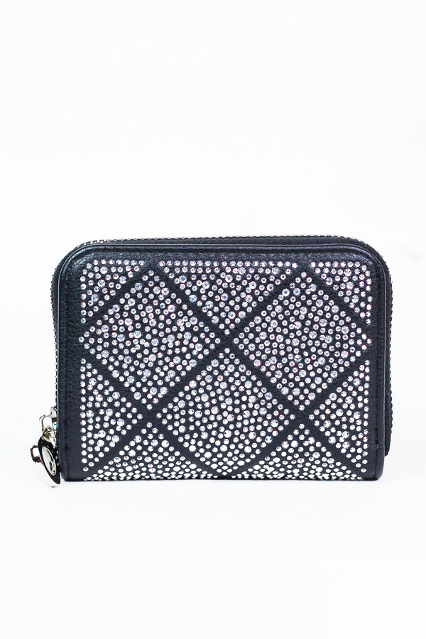 Rhinestone Triangle & Diamond Small Wallet - Glitz & Ears Boutique