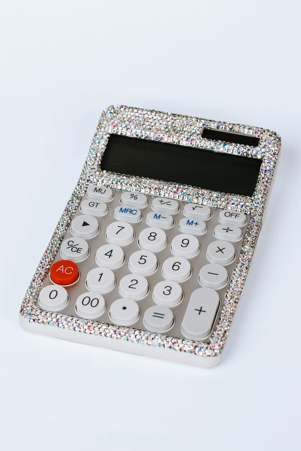 Rhinestone Trimmed Calculator - Glitz & Ears Boutique